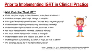 Image Guided Radiotherapy | PPTX