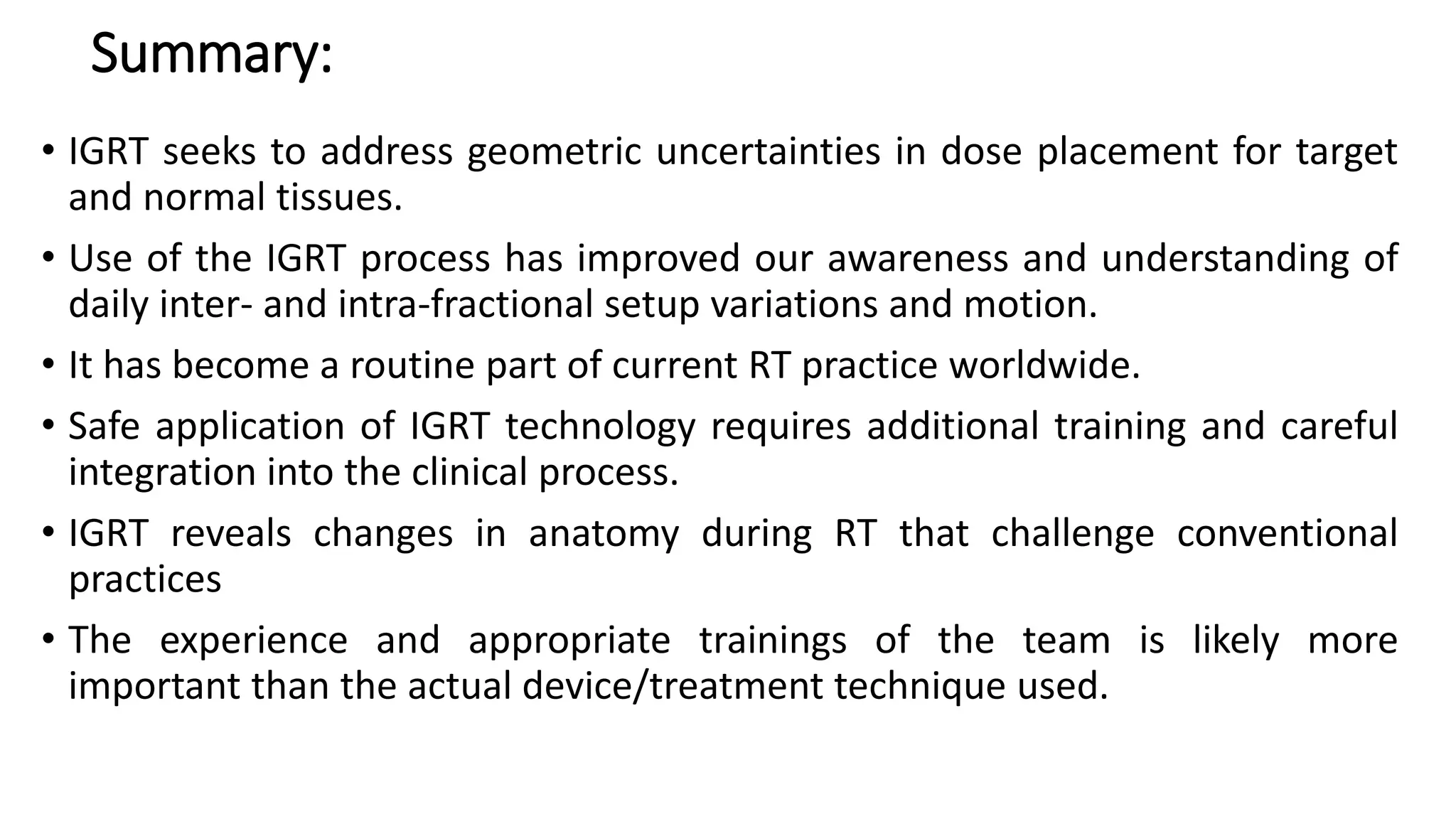 Image Guided Radiation Therapy (IGRT) | PDF