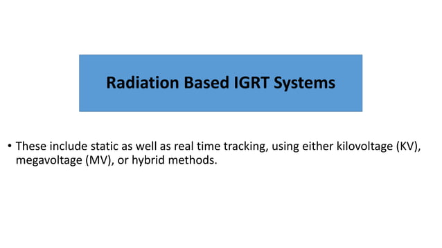 Image Guided Radiation Therapy (IGRT) | PDF