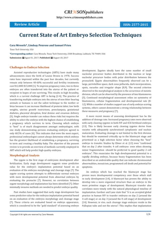 Crimson Publishers_Current State of Art Embryo Selection Techniques | PDF | Pregnancy ...