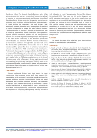 Intrauterine Contraceptive Device (IUCD-Cu T380a) Migration-A Case ...