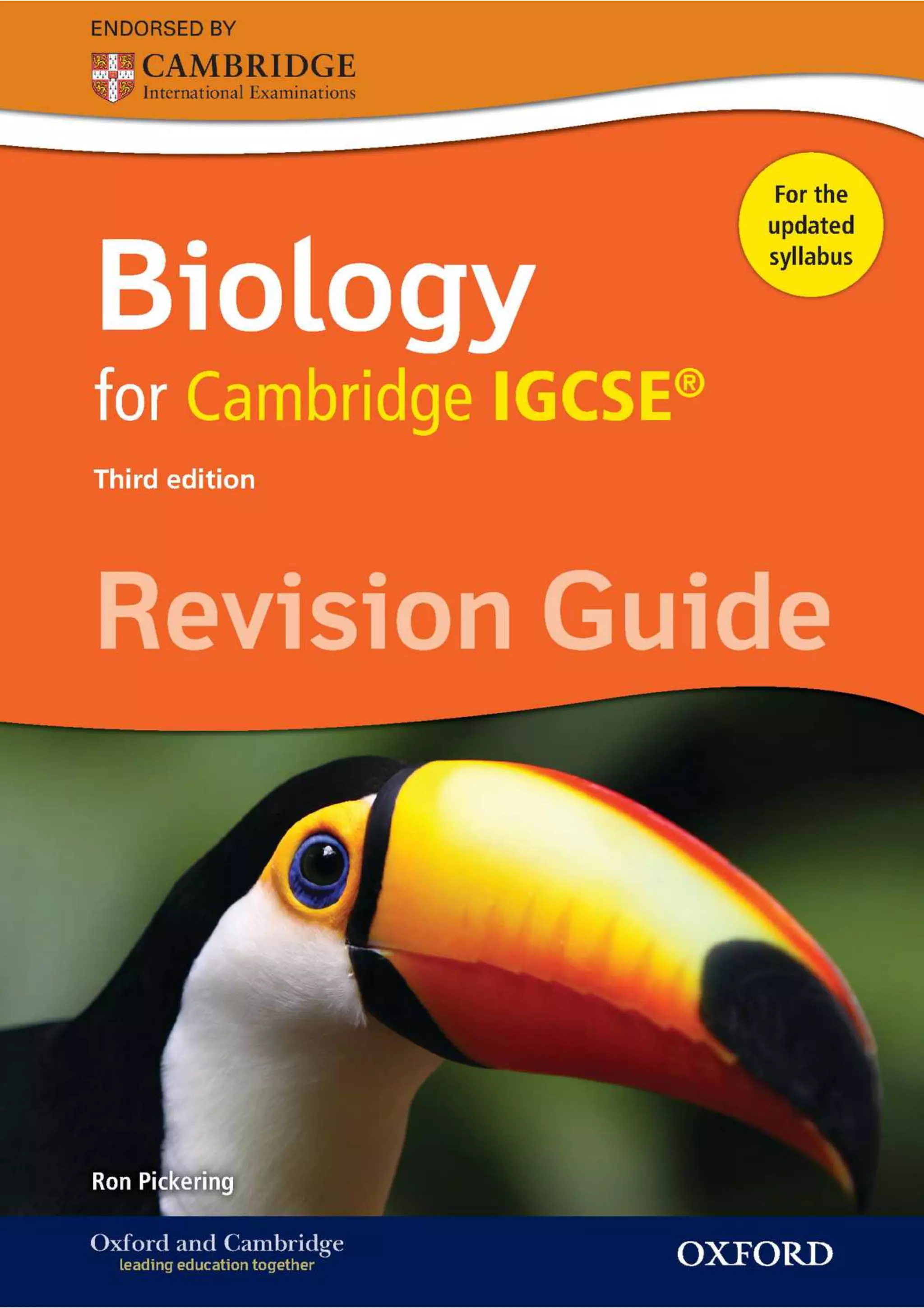 IGCSE Cambridge Examinations - Biology 0610 - resources - Revision ...