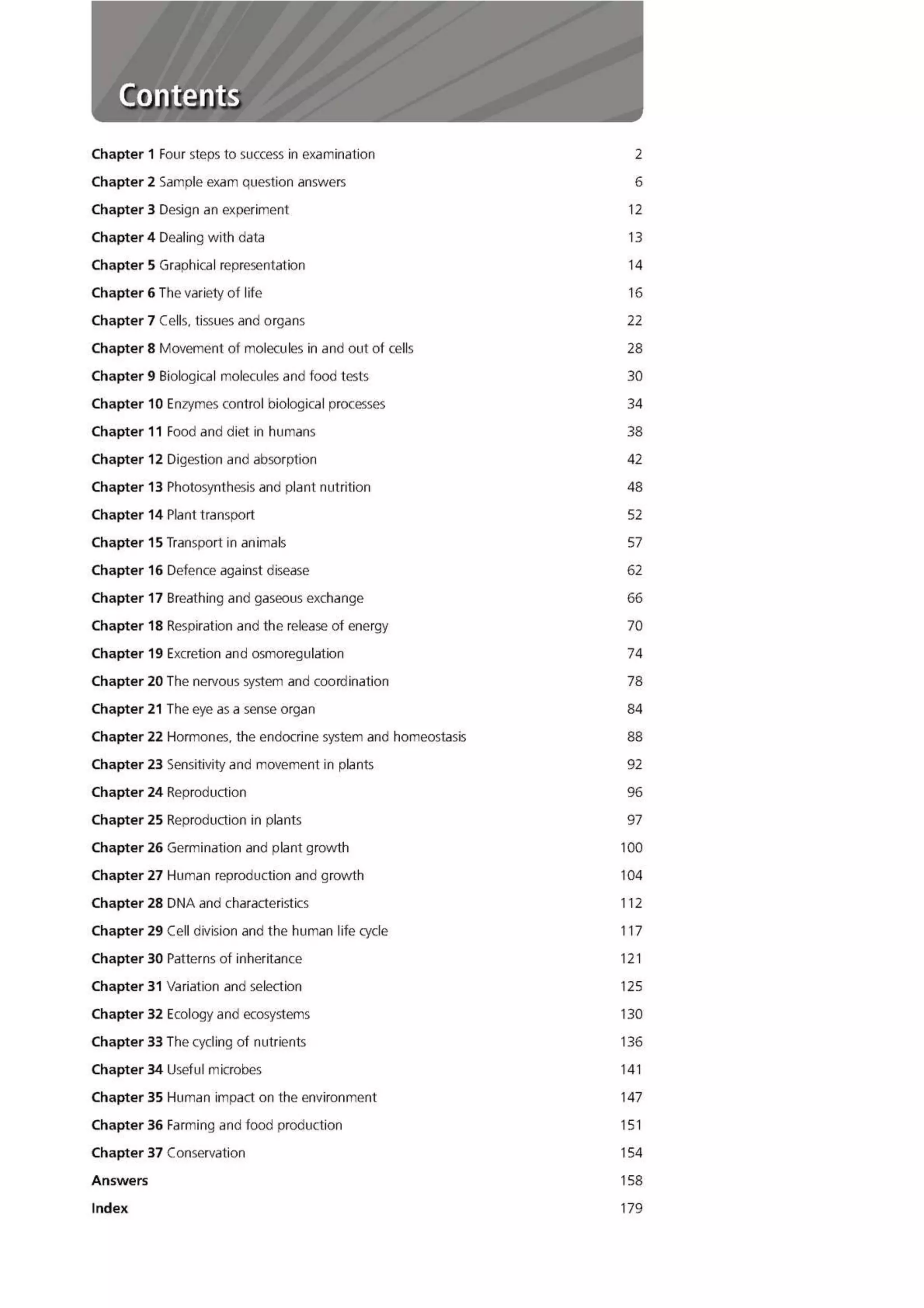 IGCSE Cambridge Examinations - Biology 0610 - resources - Revision ...