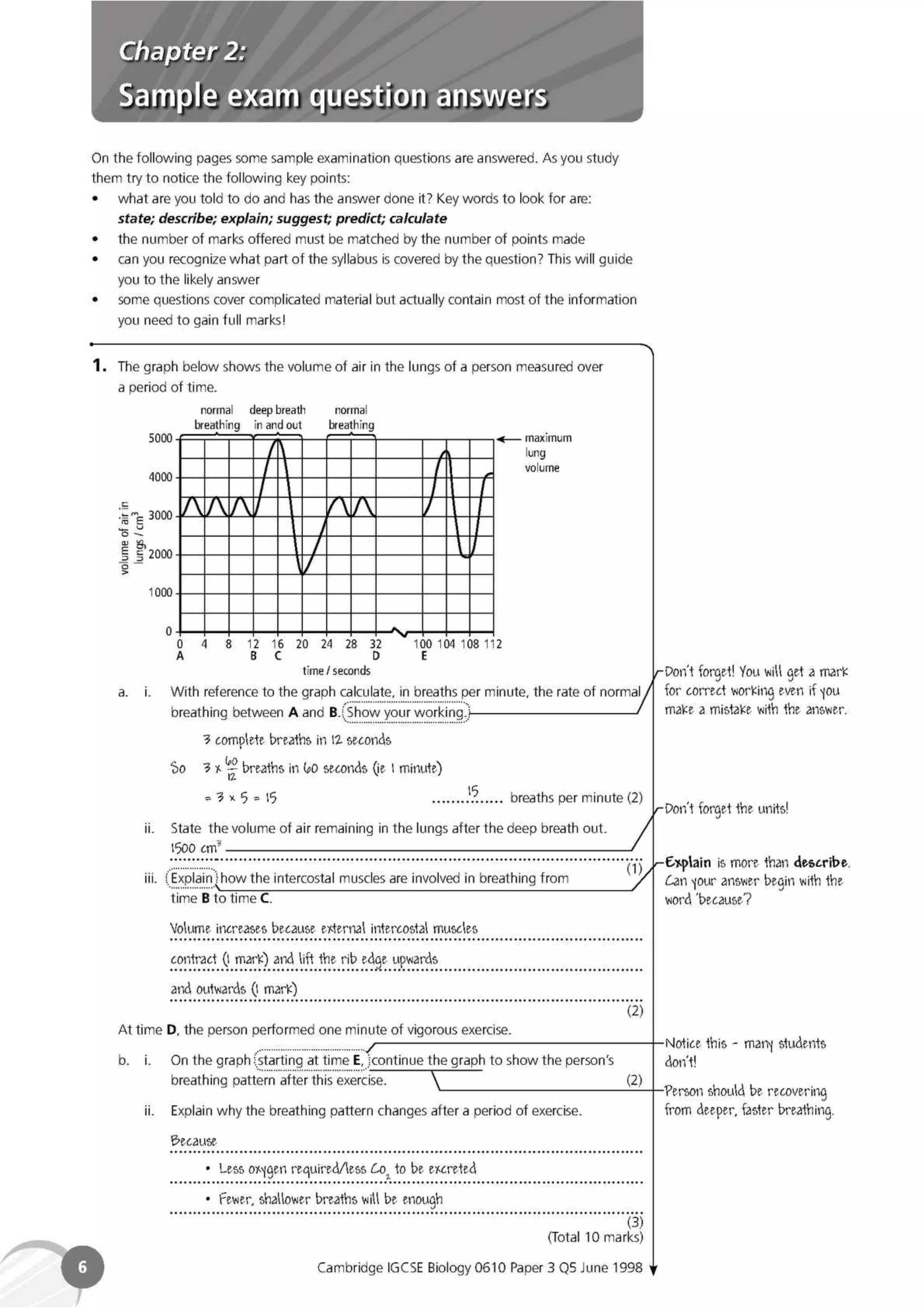 IGCSE Cambridge Examinations - Biology 0610 - resources - Revision ...