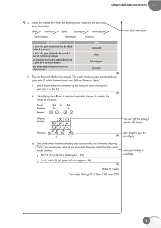 IGCSE Cambridge Examinations - Biology 0610 - resources - Revision ...