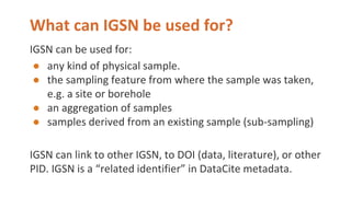 Igsn webinar-26Jul-Slides | PPT