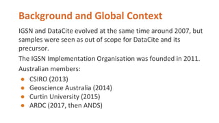 Igsn webinar-26Jul-Slides | PPT