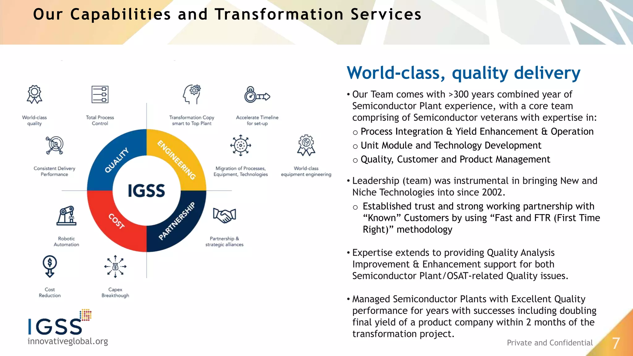 IGSS Transformation Service | PPT