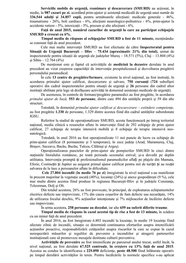 IGSU Bilant 2016 | PDF