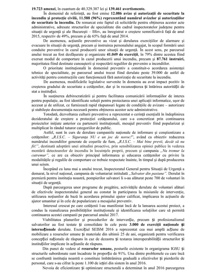 IGSU Bilant 2016 | PDF