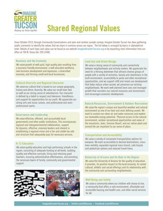 IGTucson Shared-Regional-Values | PDF | Business | Business and Finance