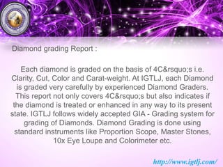 International Gem Testing Laboratory Jaipur (IGTLJ) | PPTX