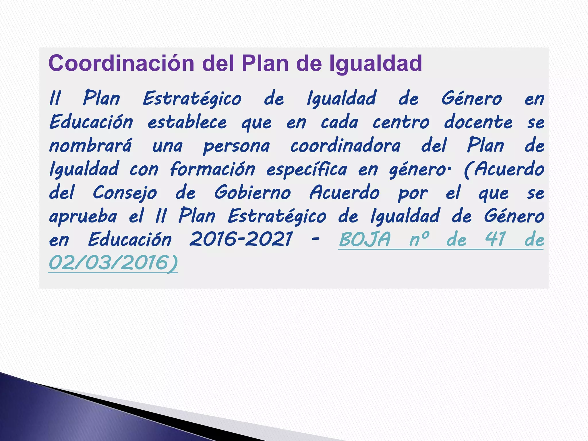 Igualdad de genero | PPTX