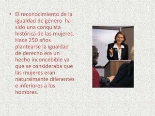 Igualdad de genero | PPTX