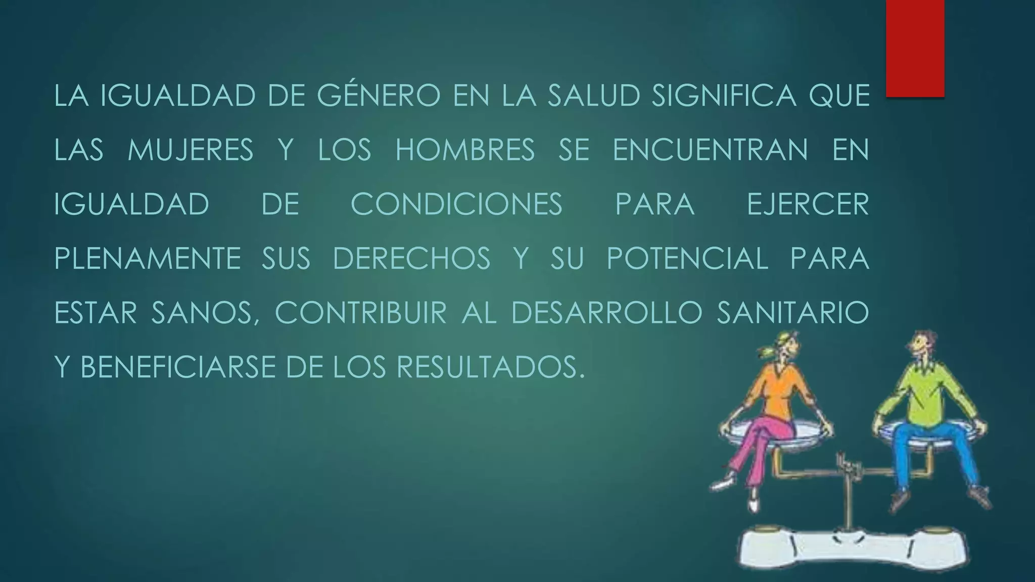 Equidad de género en salud | PPT | Descarga Gratuita