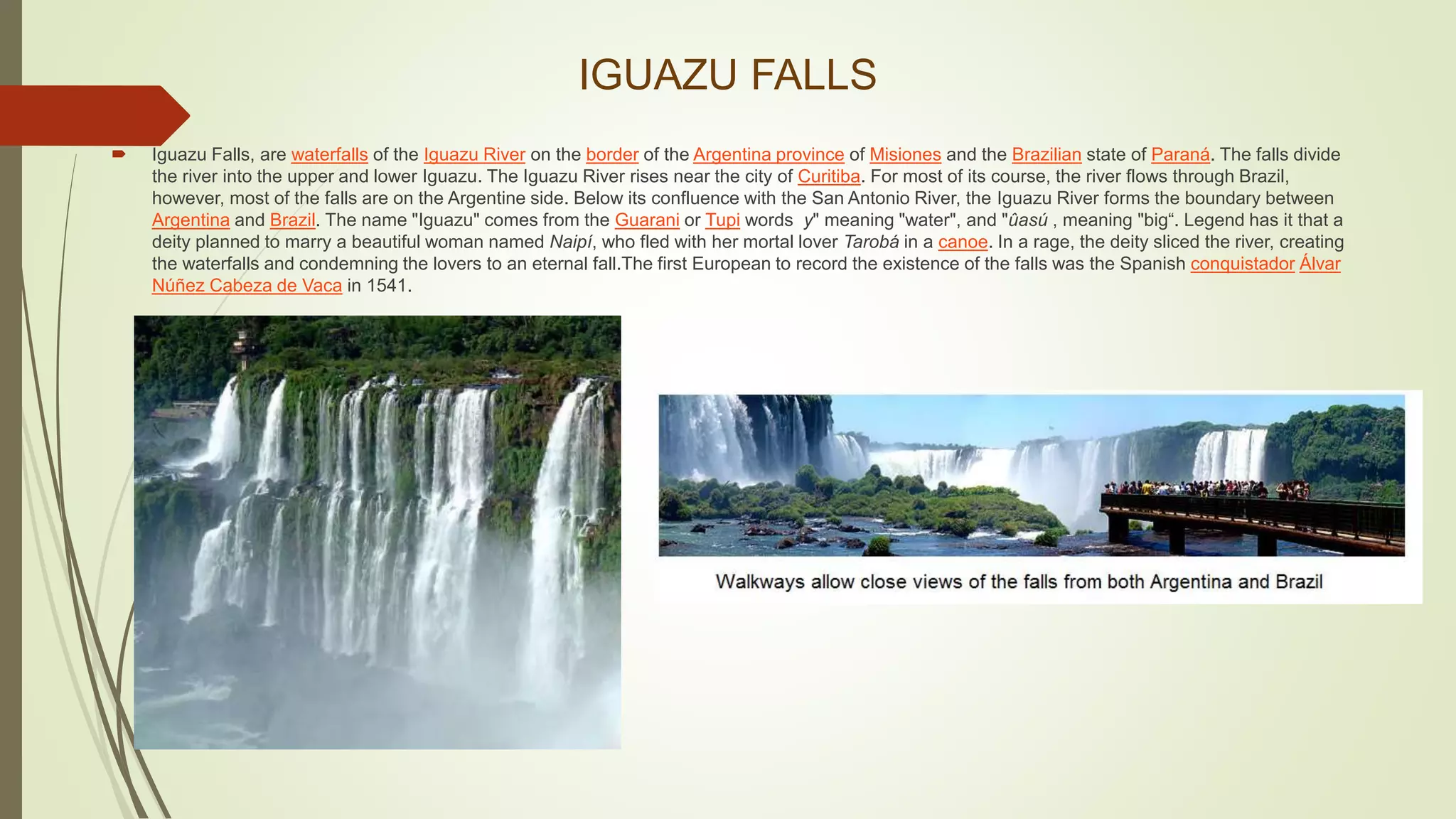 Iguazu falls | PPTX
