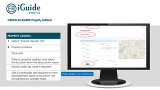 iGuide portal tutorial – operators | PDF