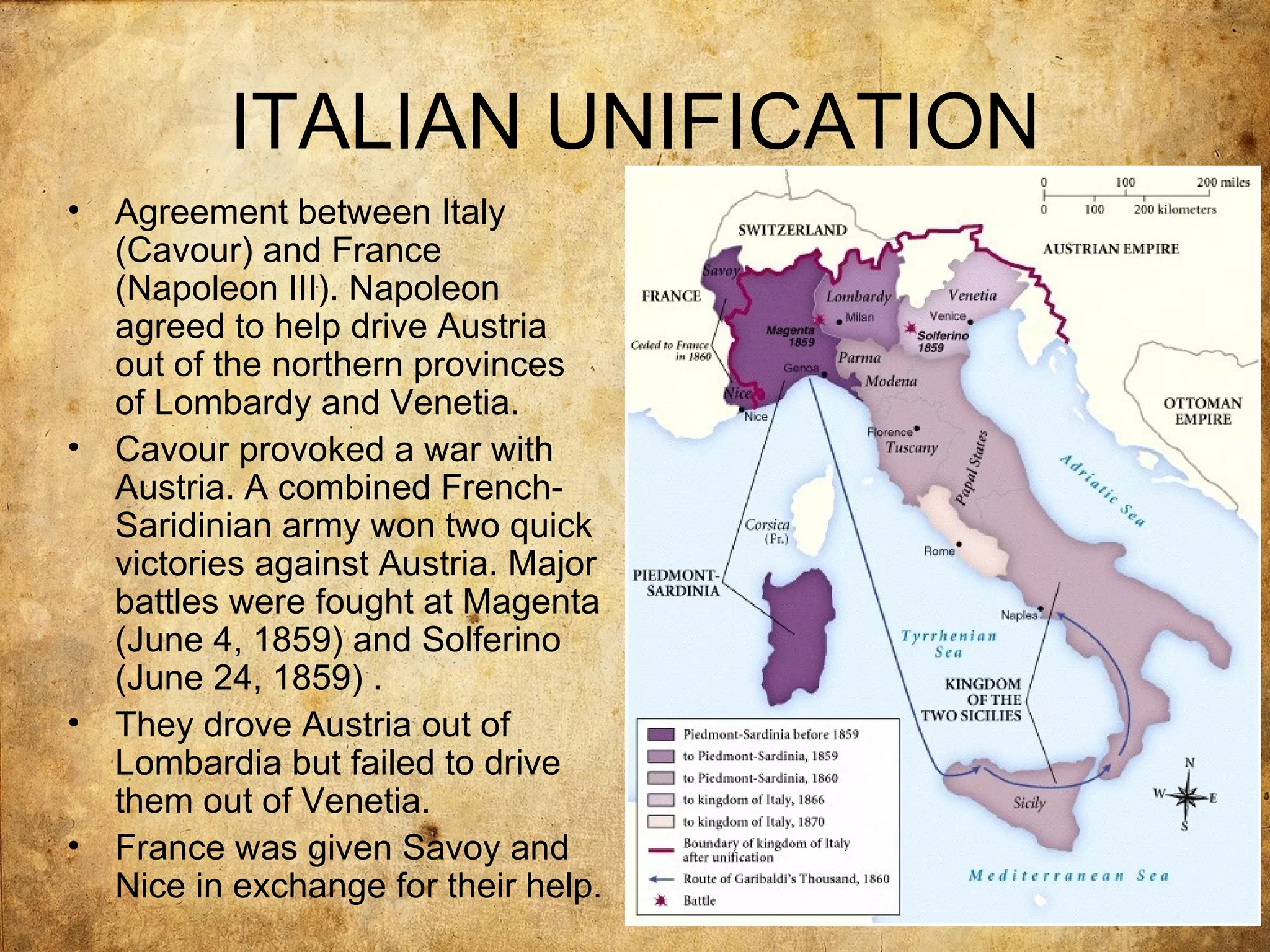 Italian and German Unification | PPT