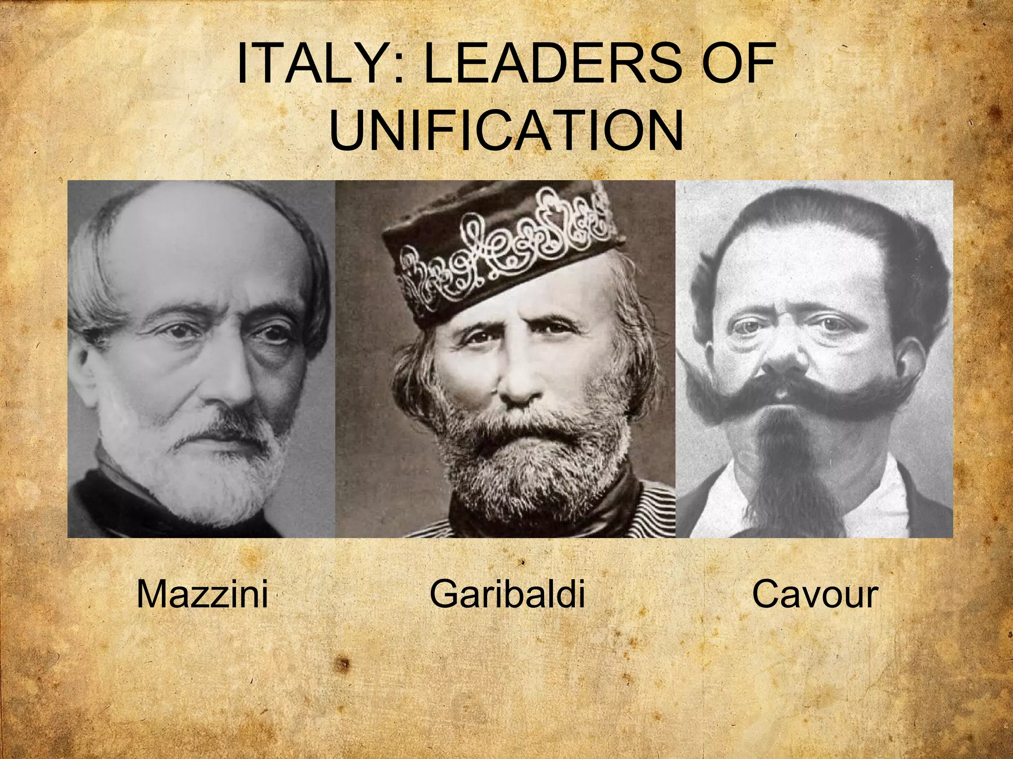 Italian and German Unification | PPT