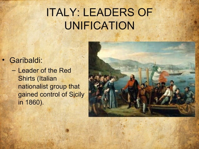 Italian and German Unification | PPT