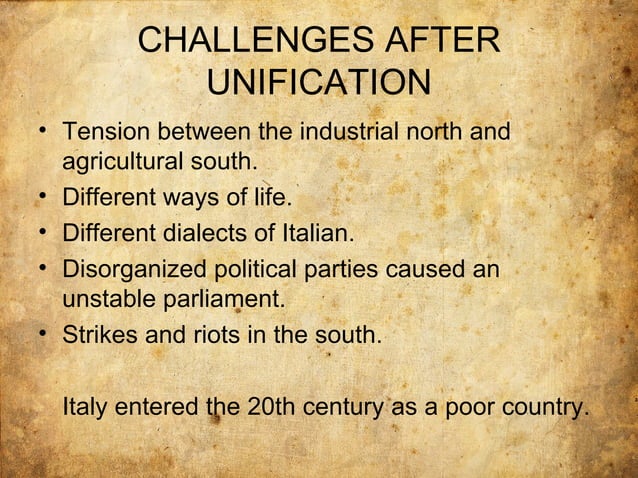 Italian and German Unification | PPT