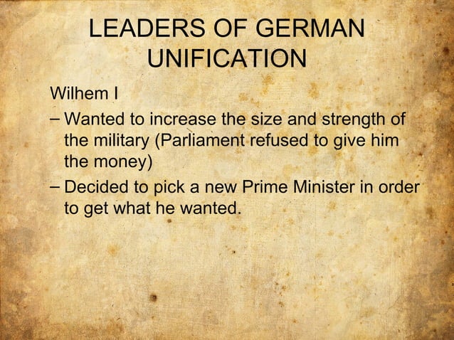 Italian and German Unification | PPT
