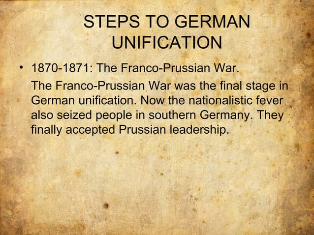 Italian and German Unification | PPT