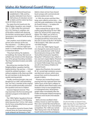 124 Fighter Wing Welcome Packet | PDF