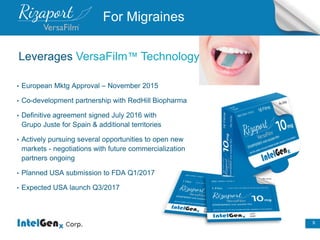 Igxt aug 22 investor presentation | PPT