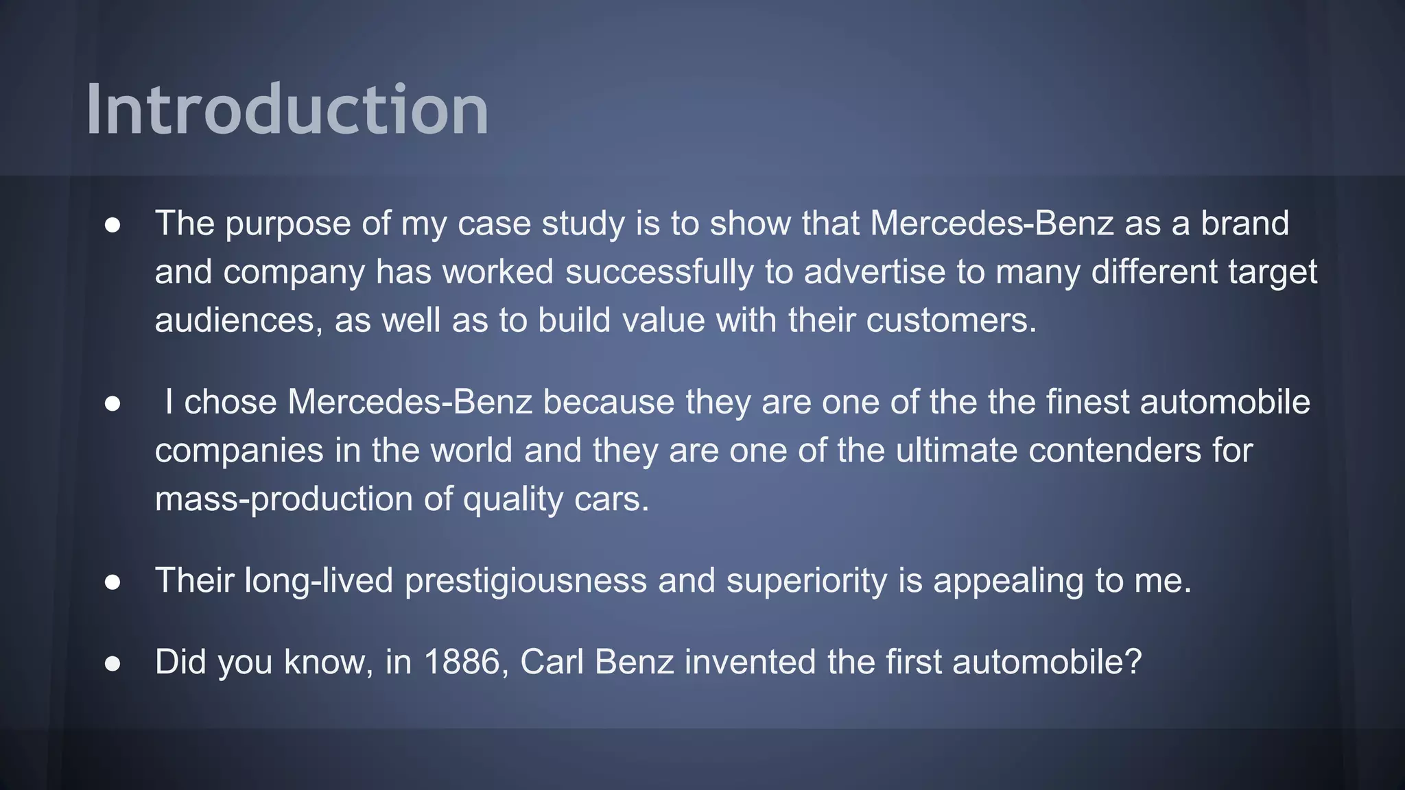 Mercedes benz | PPTX