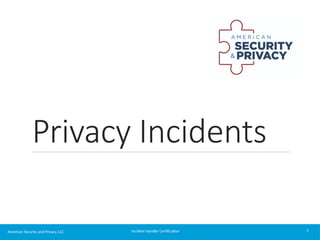 IH - Incident Response Overview - Module 6 Powerpoint Presentation.pptx