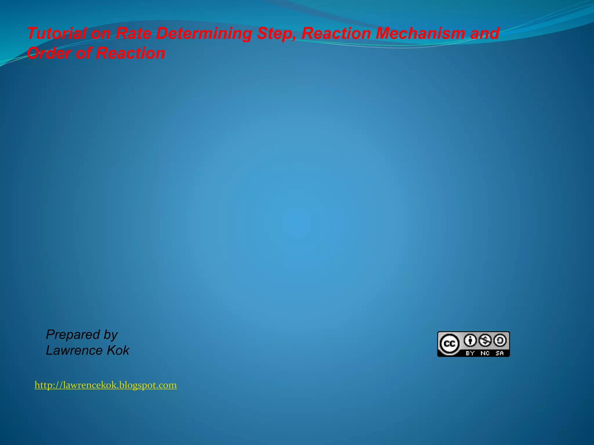 IB Chemistry on Reaction Mechanism | PPTX