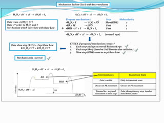 IB Chemistry on Reaction Mechanism | PPTX