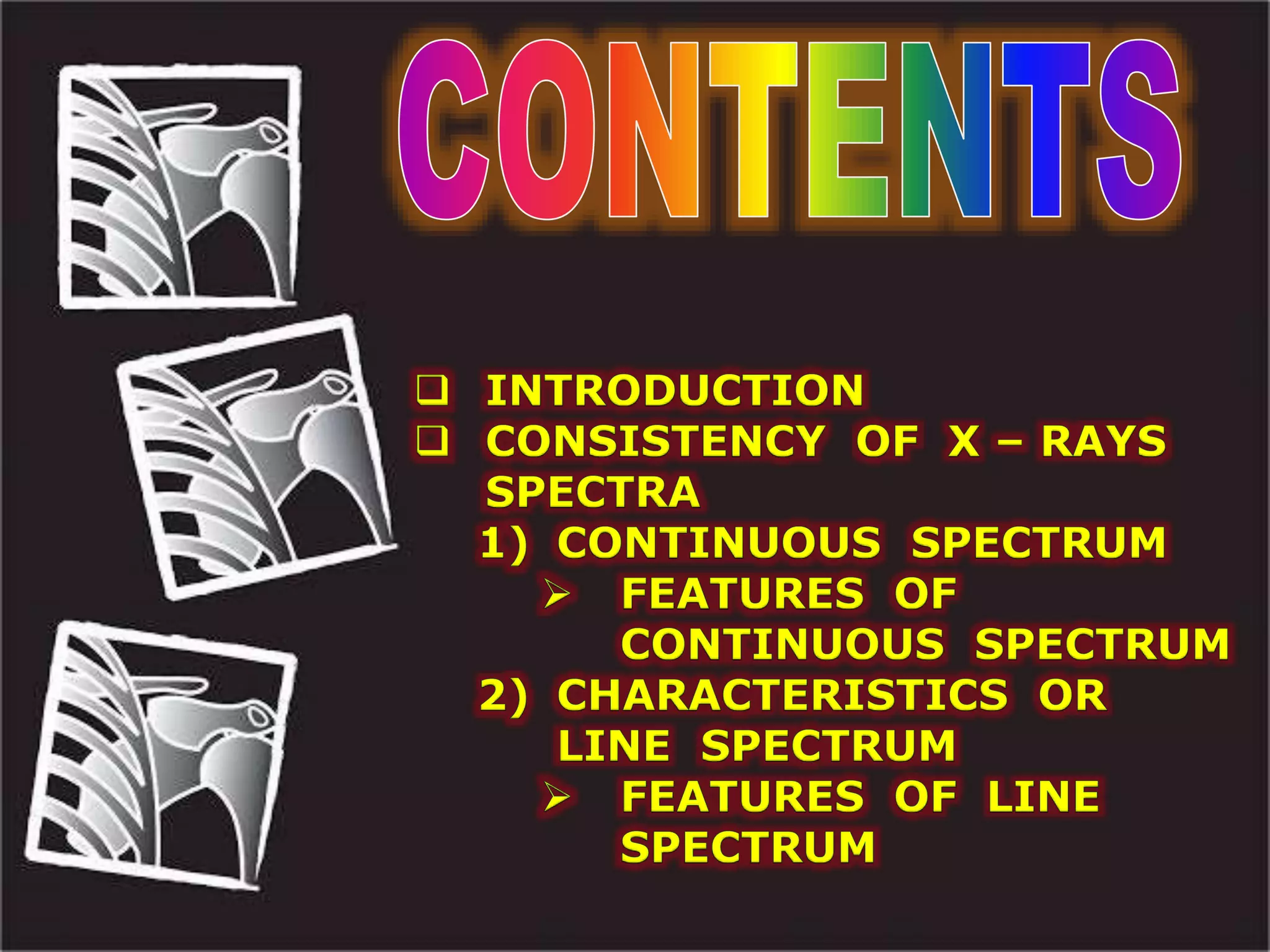 X- ray spectra physics ppt | PPTX