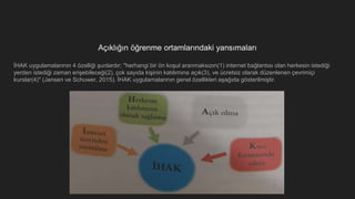 Eğitimde açıklı ve İHAK | PPTX