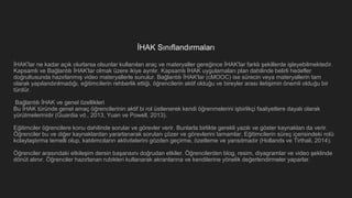 Eğitimde açıklı ve İHAK | PPTX