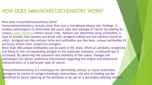AN OVERVIEW OF IMMUNOHISTOCHEMISTRY(IHC) | PPT
