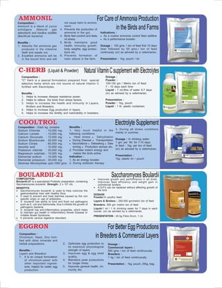 Ihc poultry feed supplements catalgoue | PDF