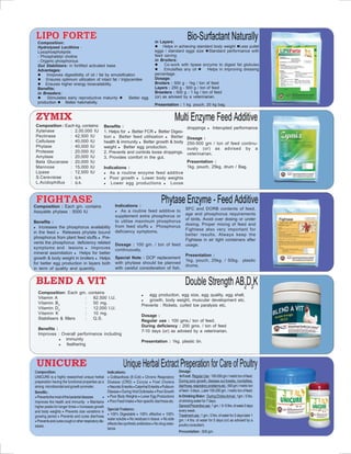 Ihc poultry feed supplements catalgoue | PDF