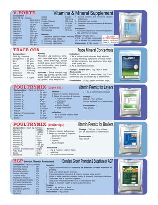Ihc poultry feed supplements catalgoue | PDF