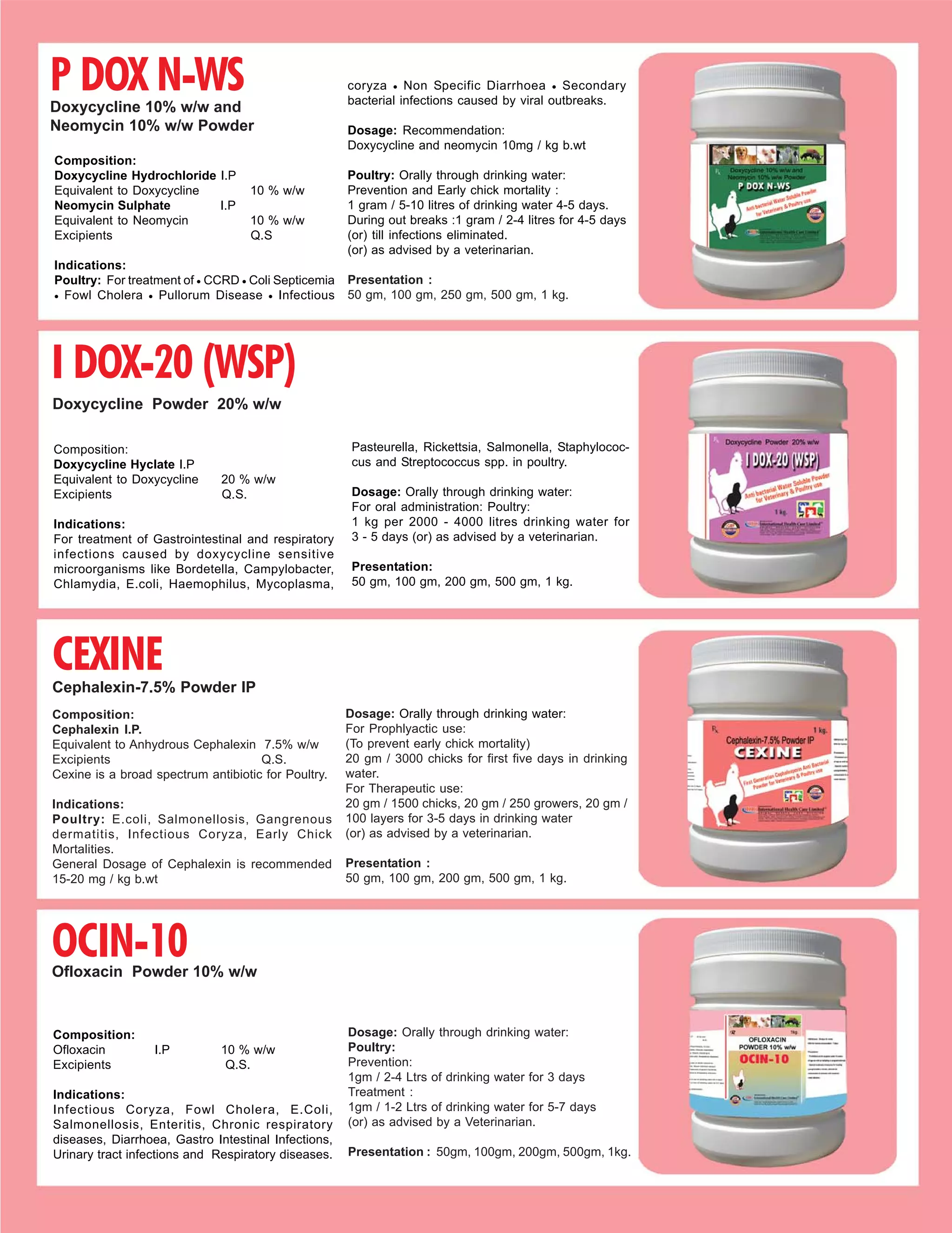 Ihc poultry treatment catalgoue | PDF
