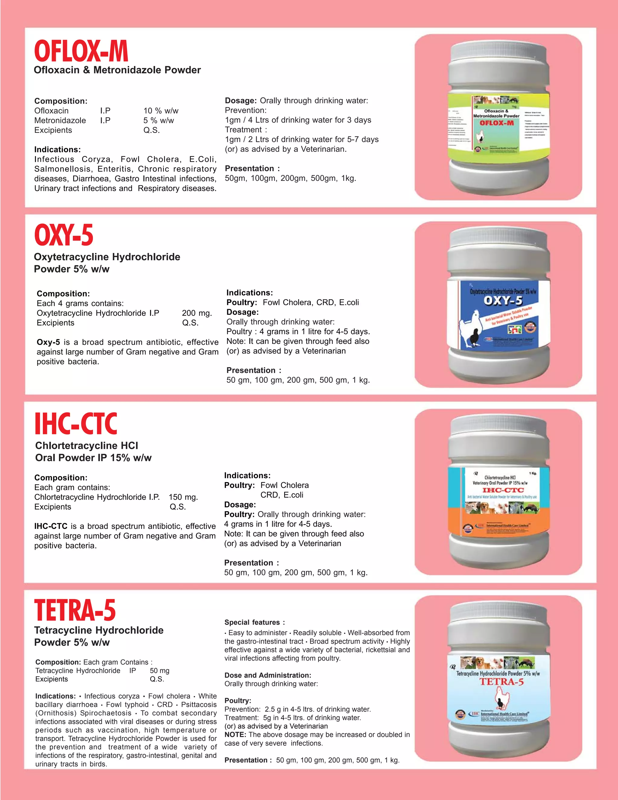 Ihc poultry treatment catalgoue | PDF