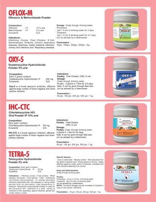Ihc poultry treatment catalgoue | PDF