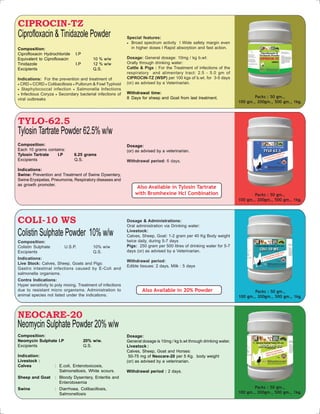 Ihc veterinary treatment catalogue | PDF