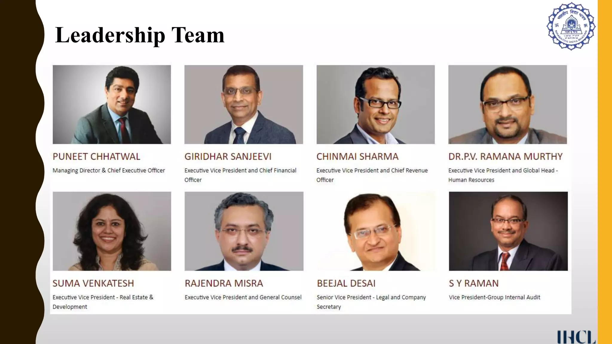 Indian Hotels Company Ltd (IHCL) | PPTX