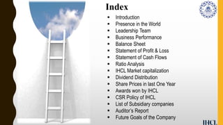 Indian Hotels Company Ltd (IHCL) | PPTX