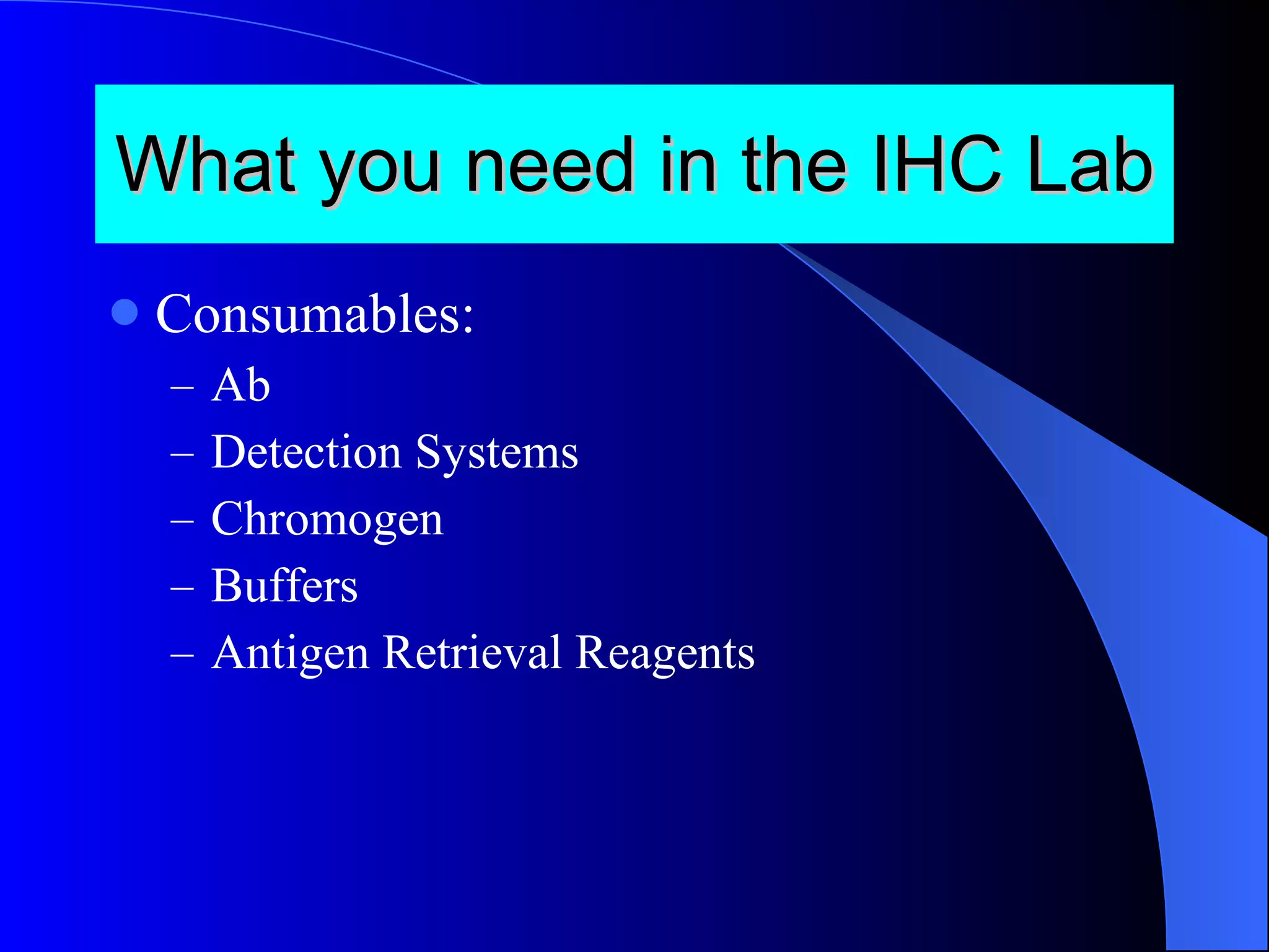 IHC Technology | PPT