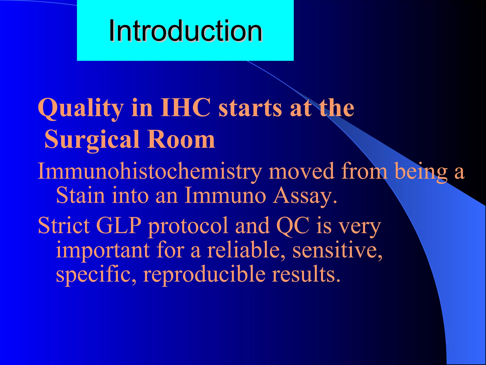 IHC Technology | PPT