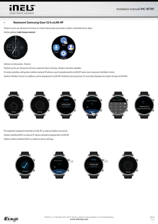The Controlling Application for the Smartwatches Samsung Gear S2 | PDF