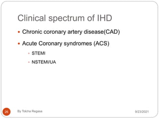 Pharmacotherapy of ischemic heart disease | PPTX